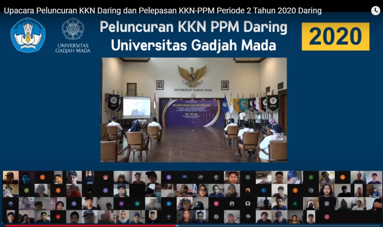 Upacara Penerjunan KKN-PPM UGM Periode 2 Tahun 2020 – Direktorat ...